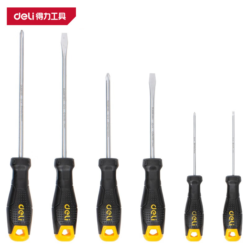 Deli Tools plastic handle screwdriver set – Ever Trust Tools